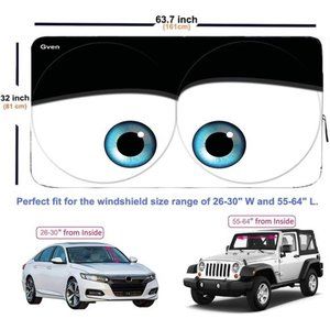 Other | Windshield Sun Shade Car Sun Shade For Front Window Funny Car ...